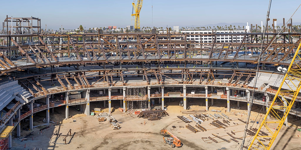 Intuit Dome, Home of the LA Clippers | Steel Roof and Floor Deck | ASC ...