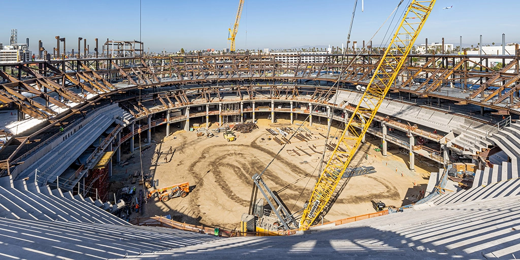 Intuit Dome, Home of the LA Clippers | Steel Roof and Floor Deck | ASC ...